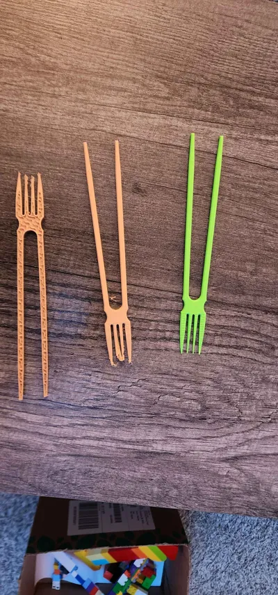forkstick: a chopstick and fork fusion by stevato04 MakerWorld ...