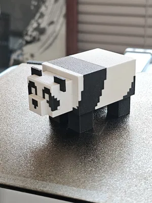 minecraft panda by divido MakerWorld: Download Free 3D Models