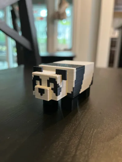 minecraft panda by divido MakerWorld: Download Free 3D Models