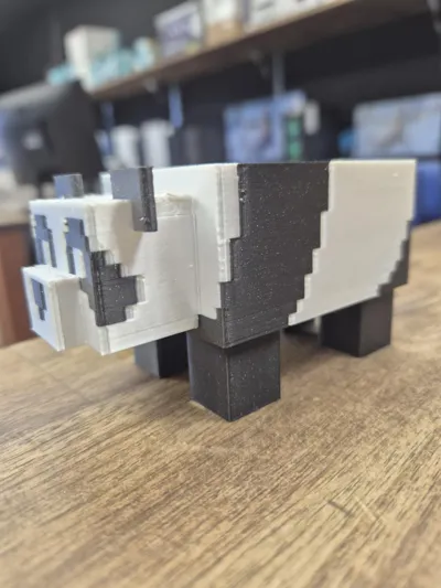minecraft panda by divido MakerWorld: Download Free 3D Models