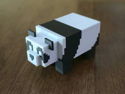 minecraft panda by divido MakerWorld: Download Free 3D Models