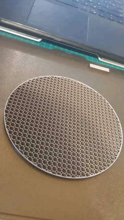 Two Color Infill Coasters with holder by Jerald MakerWorld: Download Free 3D Models