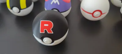Team Rocket Ball by N3D MakerWorld: Download Free 3D Models