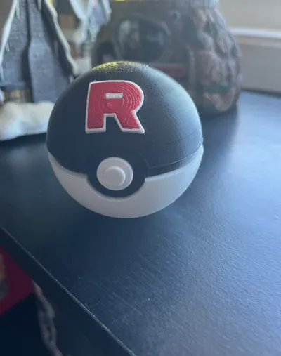 Team Rocket Ball by N3D MakerWorld: Download Free 3D Models