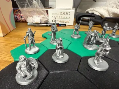 DnD Player Character pack5 miniatures - Free 3D Print Model - MakerWorld