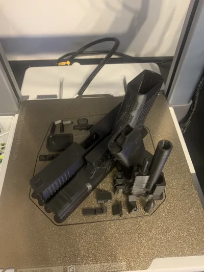 Standard props pistol, slide & barrel upgradeable by iczfirz MakerWorld ...