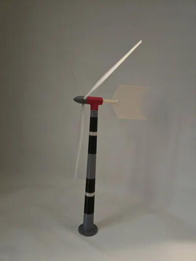 Modular Windmill Turbine - No Hardware required - Free 3D Print Model ...