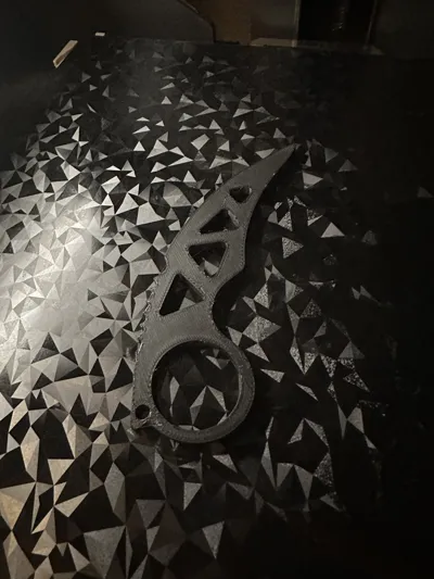 Keyrambit Keychain by SlamDunkasaur - MakerWorld