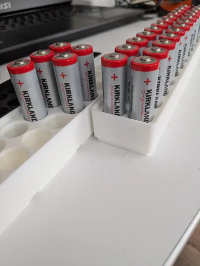 Gridfinity - Battery Holders by Sebacho9 MakerWorld: Download Free 3D ...