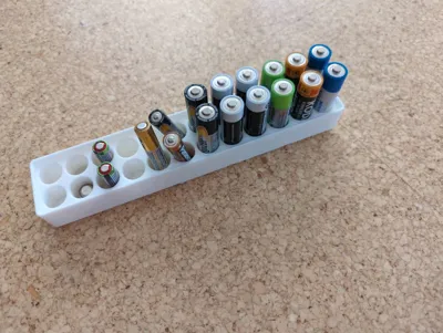 Gridfinity - Battery Holders by Sebacho9 MakerWorld: Download Free 3D Models