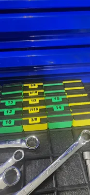 Gridfinity Universal Wrench Tray with label system by snjames316 ...