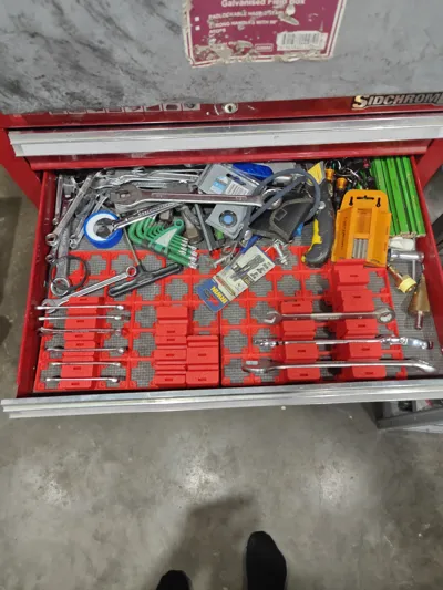 Gridfinity Universal Wrench Tray with label system by ...