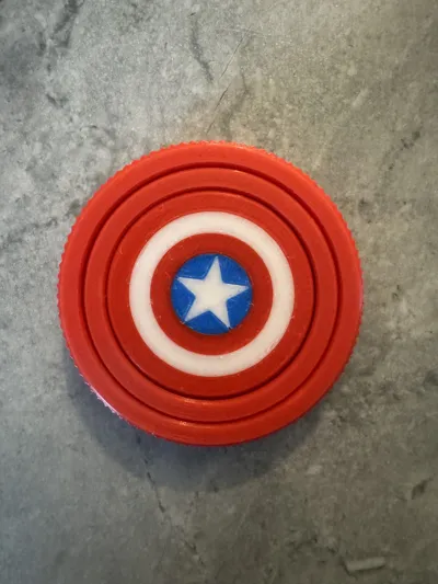 Captain America Marvel Fidget Spinner by MalcTheOracle MakerWorld ...