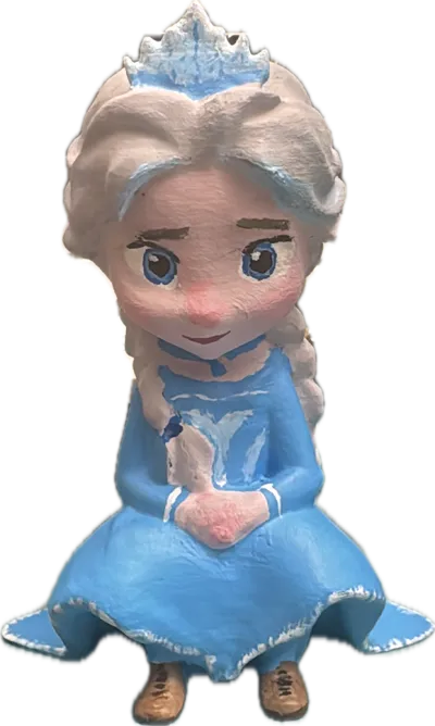 Disney's Frozen Elsa sitting princess by 3Dcrabi MakerWorld: Download ...