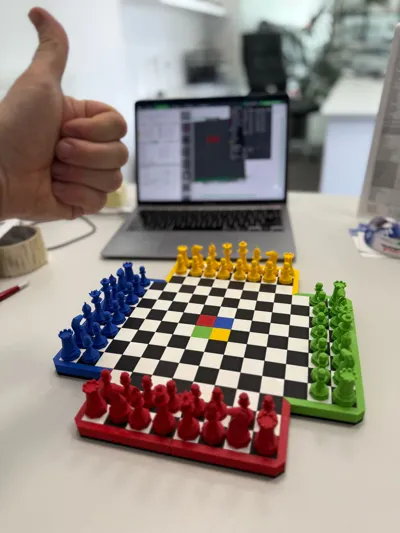 4 Player Chess Set by Aleolle MakerWorld: Download Free 3D Models