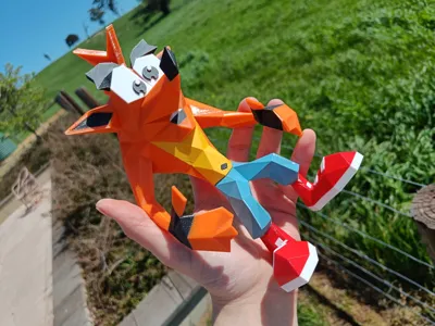 Low poly retro Crash figure by Namiiria MakerWorld: Download Free 3D Models