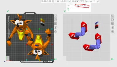 Low poly retro Crash figure by Namiiria MakerWorld: Download Free 3D Models