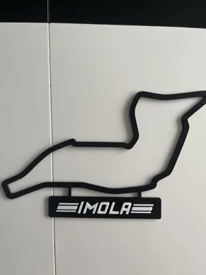 Imola Track Map (Multi Color with Nameplate) by dakjones82 - MakerWorld
