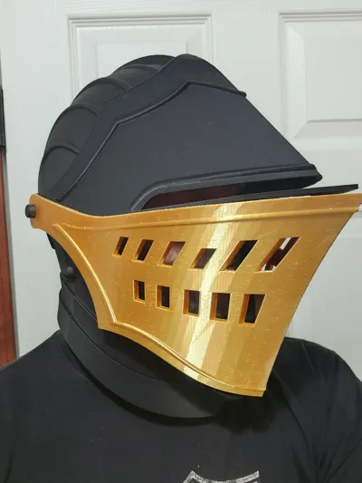 Elite knight helm by Jura MakerWorld: Download Free 3D Models