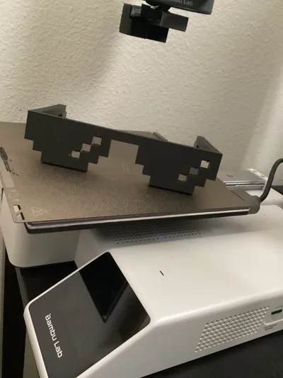 Minecraft Pixel Sunglasses by MaxM MakerWorld: Download Free 3D Models