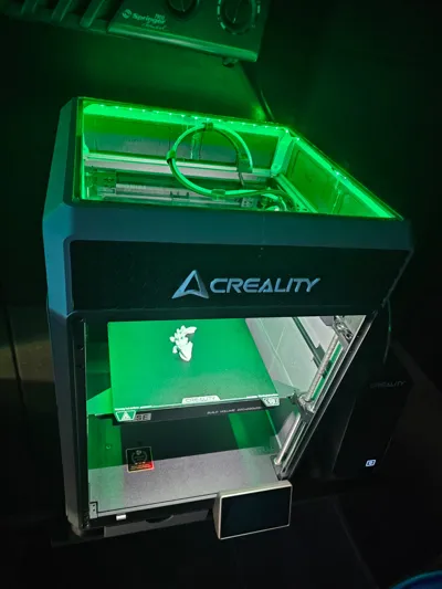 Creality K1 / K1C Riser / Top Hood with Vents - Free 3D Print Model ...