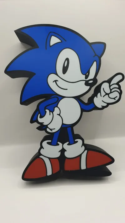 Sonic Led Lamp by Diru 3D - MakerWorld