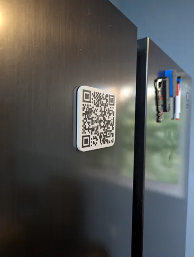 Configurable QR Wifi fridge magnet by MatejB MakerWorld: Download Free ...