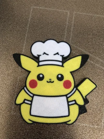 Pokemon Chef Fridge Magnets Pikachu & Jiggly Puff by Visions Built ...