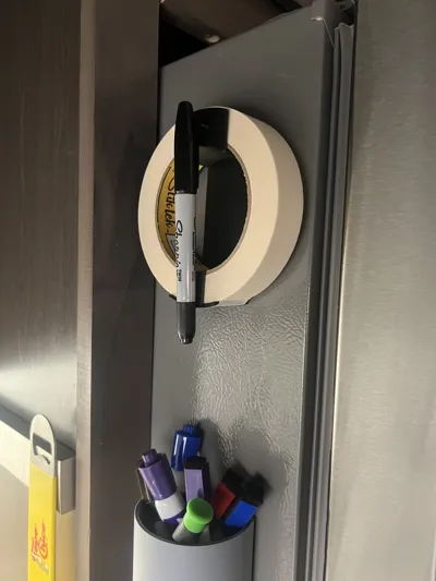 Fridge Tape & Marker Dispenser by hellojoe MakerWorld: Download Free 3D ...
