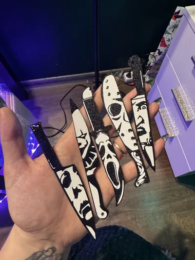 Assassins Knives set of 18 Horror Knives by precisionprintpro ...