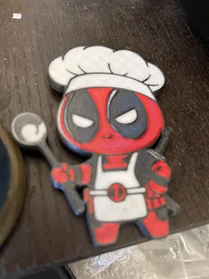 Chef Deadpool & Wolverine Fridge Magnets by Visions Built - MakerWorld