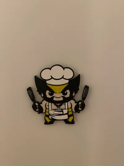 Chef Deadpool & Wolverine Fridge Magnets by Visions Built - MakerWorld