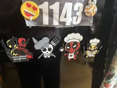 Chef Deadpool & Wolverine Fridge Magnets by Visions Built - MakerWorld