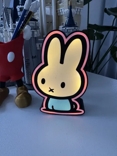 Miffy Lightbox by mail.iou - MakerWorld