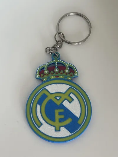 Real Madrid Keychain by malebuffy - MakerWorld