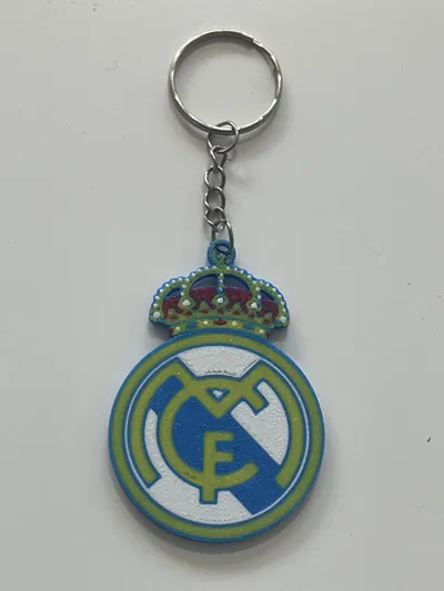 Real Madrid Keychain by malebuffy - MakerWorld