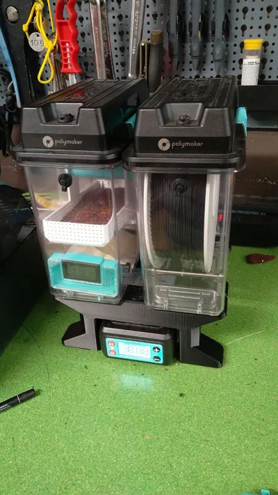 PolyMaker PolyDryer - Double Barrel Mod by 3DPrintSOS MakerWorld: Download Free 3D Models