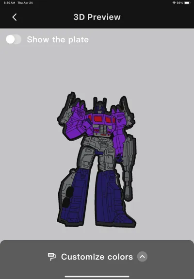 Dummy Optimus Prime Remixed by CDS3D MakerWorld: Download Free 3D Models