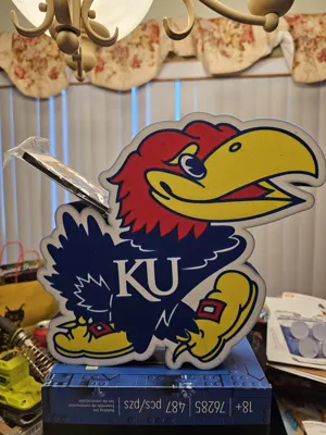 Kansas Jayhawk Light up Sign logo by Britts Prints - MakerWorld