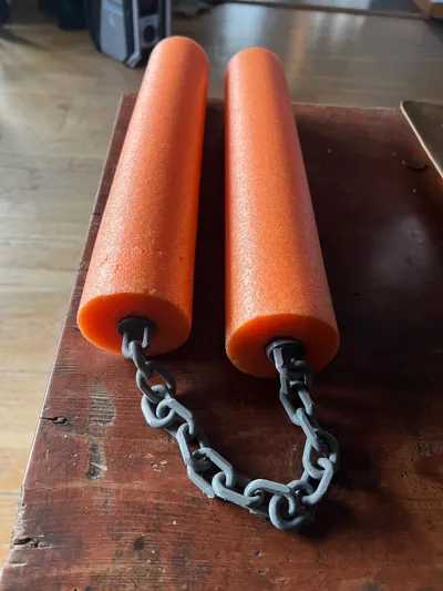 Pool Noodle Nunchucks! - Free 3D Print Model - MakerWorld