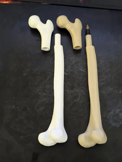 Femur (Thigh Bone) Pen by SH Designs MakerWorld: Download Free 3D Models