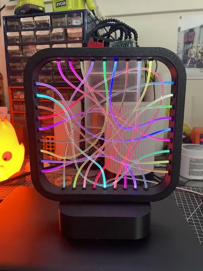 Fiber Lamp - WLED - Free 3D Print Model - MakerWorld
