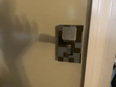 Single lever wall switch - minecraft by RM Engineering MakerWorld: Download Free 3D Models