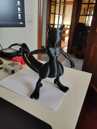 Mewtwo (Pokemon) Fully Assembled 115mm tall by LCFigure MakerWorld ...