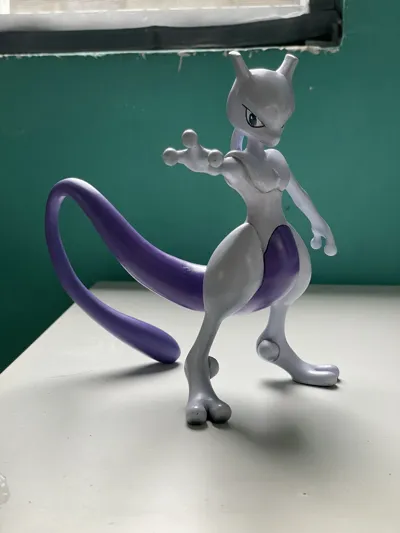 Mewtwo (Pokemon) Fully Assembled 115mm tall by LCFigure MakerWorld ...