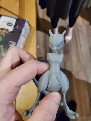 Mewtwo (Pokemon) Fully Assembled 115mm tall by LCFigure MakerWorld ...