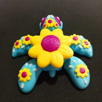 Sunflower Turtle by Taikounou MakerWorld: Download Free 3D Models