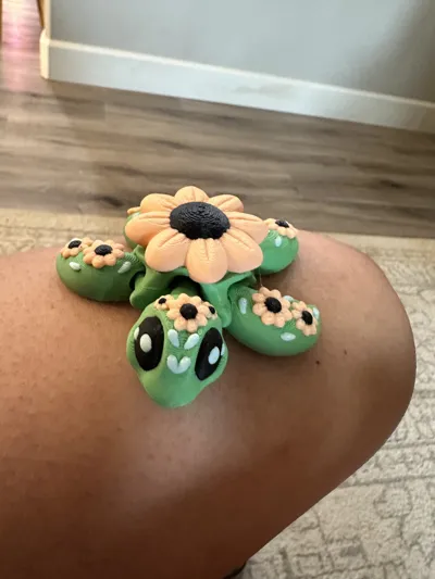 Sunflower Turtle by Taikounou MakerWorld: Download Free 3D Models
