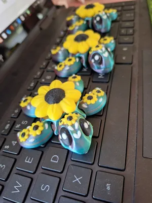 Sunflower Turtle by Taikounou MakerWorld: Download Free 3D Models