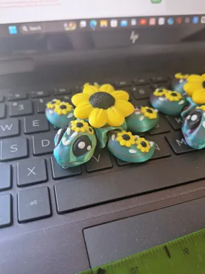 Sunflower Turtle by Taikounou MakerWorld: Download Free 3D Models